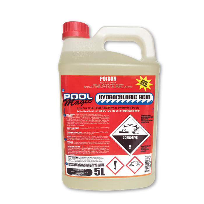 Pool Magic Hydrochloric Acid 5L – Silverdale Produce & Hire