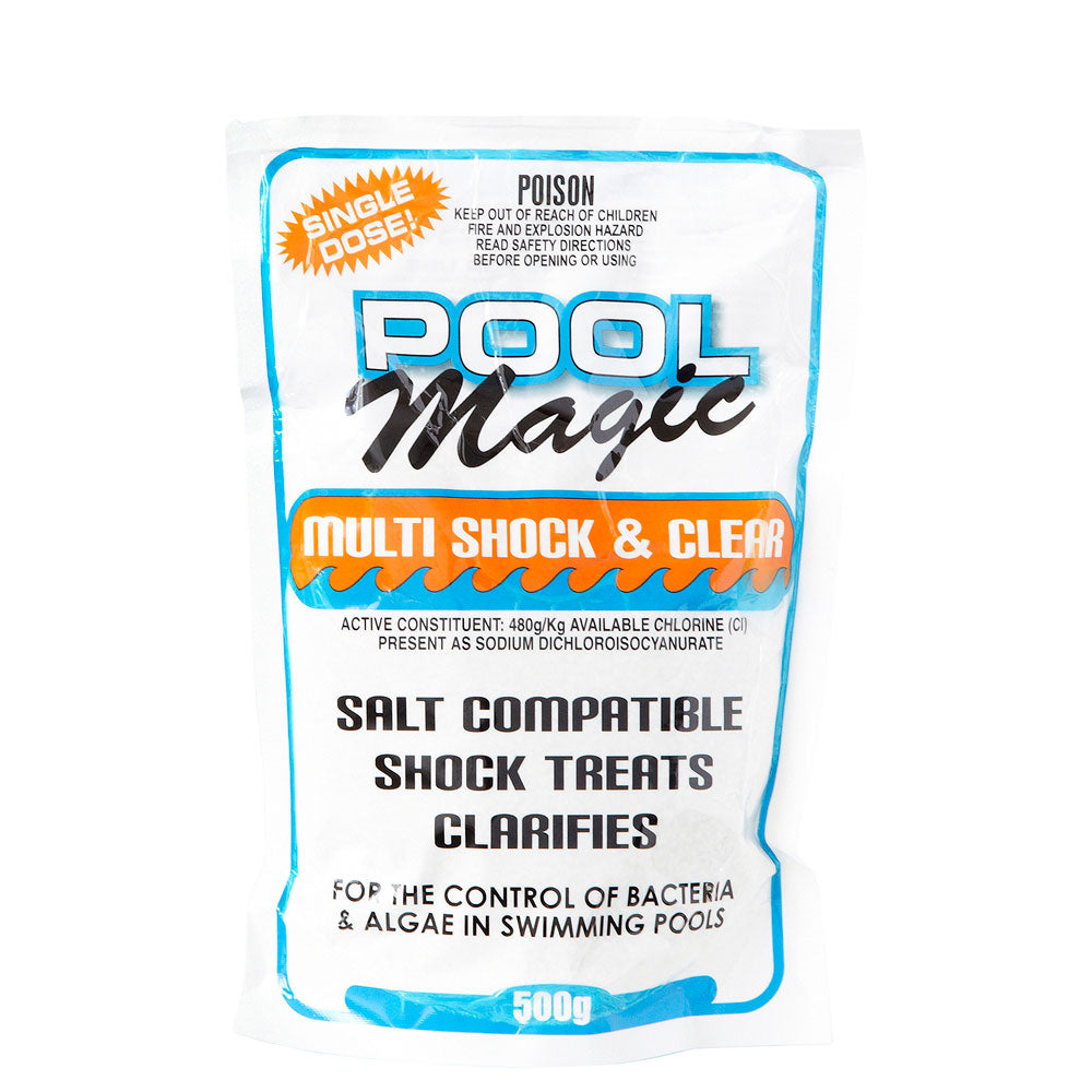 Pool Magic Multi Shock & Clear 500g – Silverdale Produce & Hire