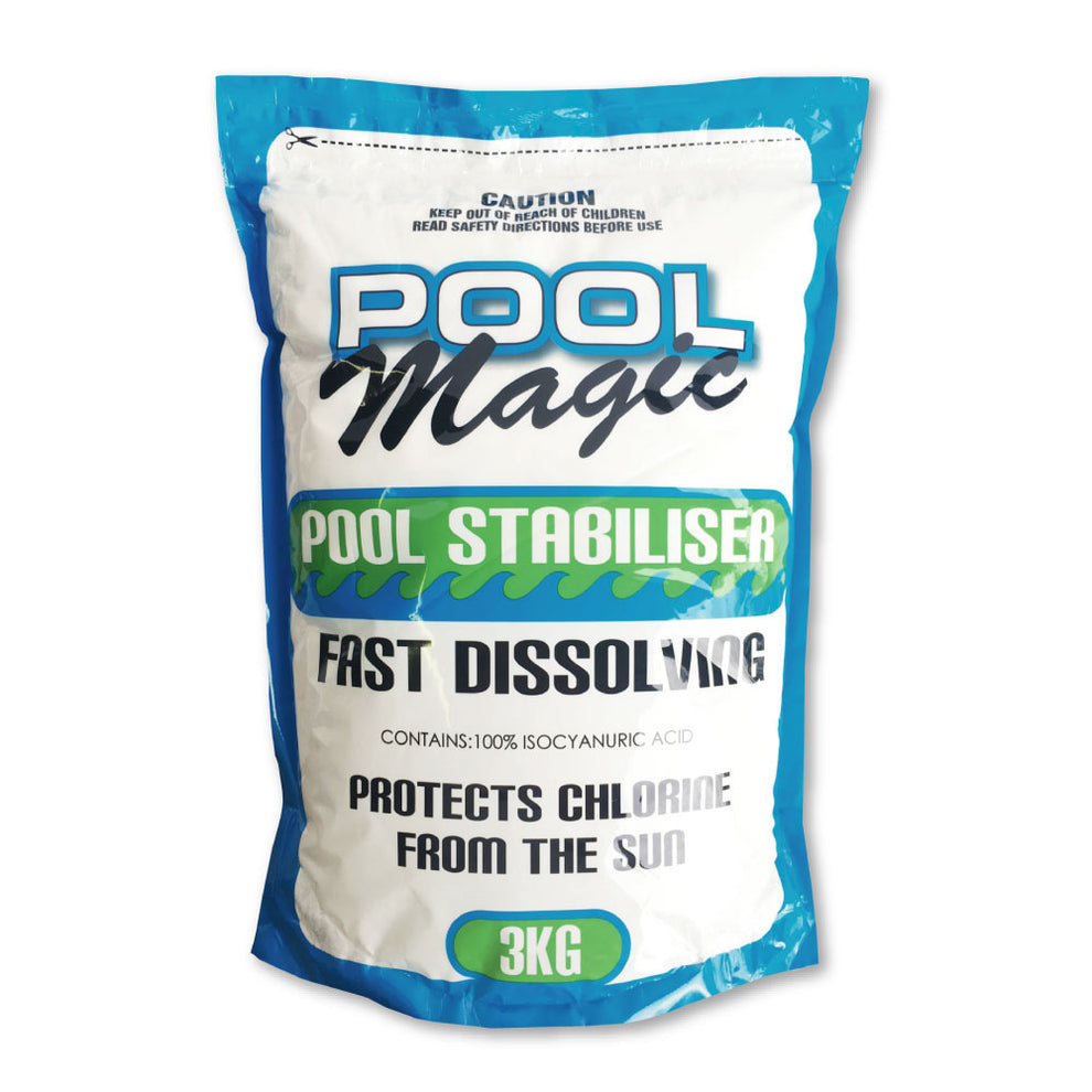 Pool Magic Fast Dissolving Stabiliser 3kg – Silverdale Produce & Hire