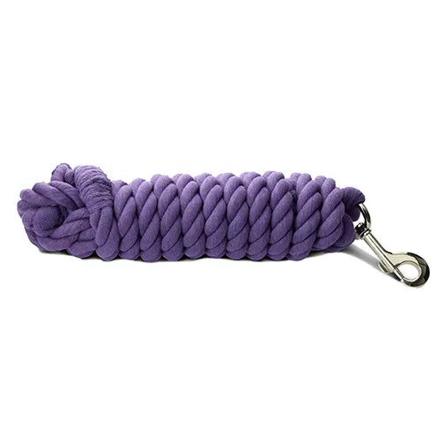 cotton lead rope (PURPLE) – Silverdale Produce & Hire