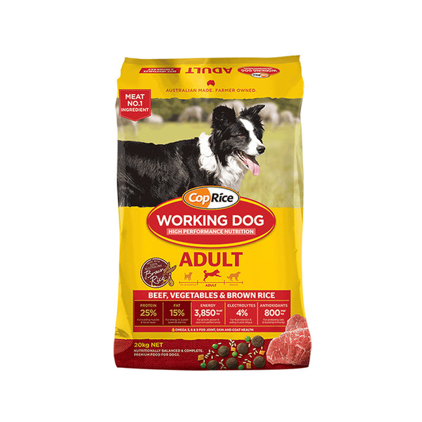 CopRice Working Dog Adult Beef 20kg – Silverdale Produce & Hire