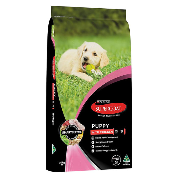Supercoat - Puppy Chicken 20kg – Silverdale Produce & Hire