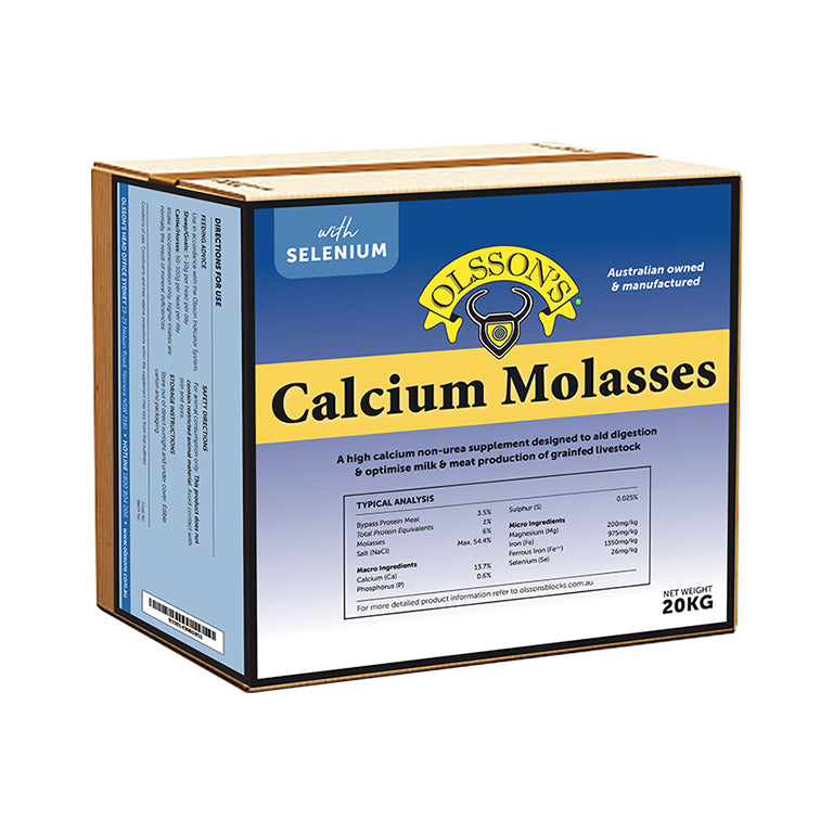 Ohlsson Calcium Molasses Block – Silverdale Produce & Hire